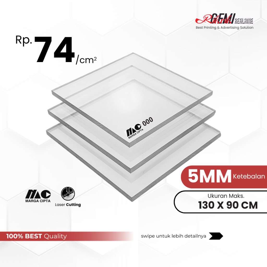 Jual Akrilik Lembaran 5MM Bening, Akrilik Custom, Custom Acrylic, Custom Laser Cutting | Shopee ...