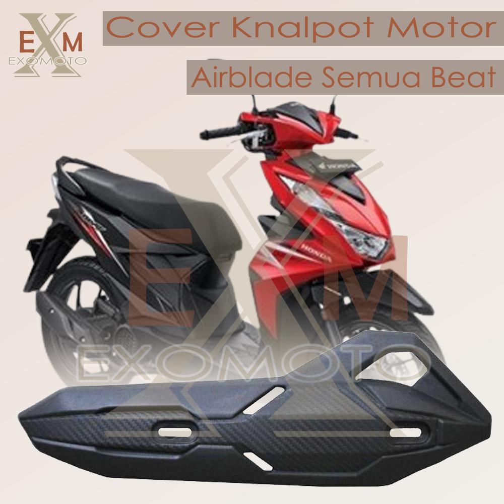 Jual Cover Tameng Pelindung Knalpot Airblade New Vietnam Beat Universal ...