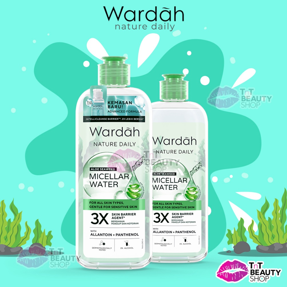 Jual DISCOUNT Wardah Nature Daily Seaweed Cleansing Micellar Water ...