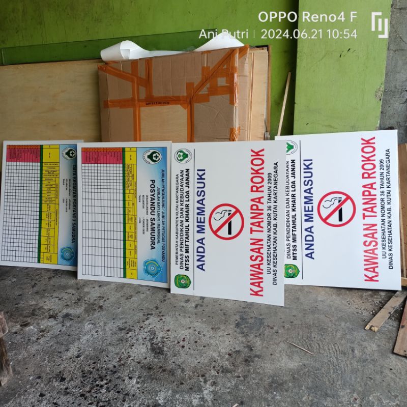 Jual papan data custom stiker mutliplek 80 x 60 cm | Shopee Indonesia