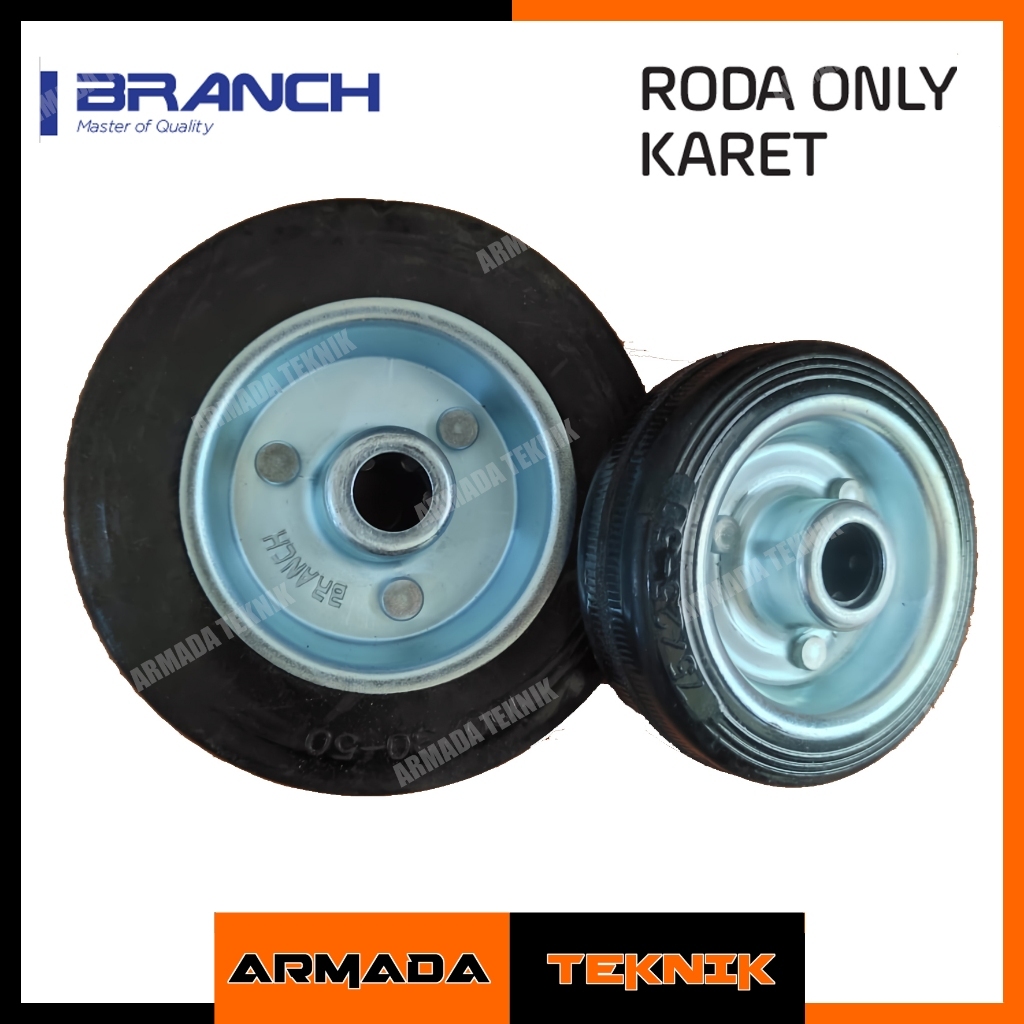 Jual Roda Karet Only 6 8 Inch Troli Trolley Etalase Gerobak Branch ...