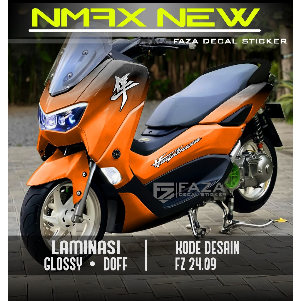 Jual (COD) Decal Stiker Nmax New 2022 2023 Full Body Gradasi Hayabusa ...