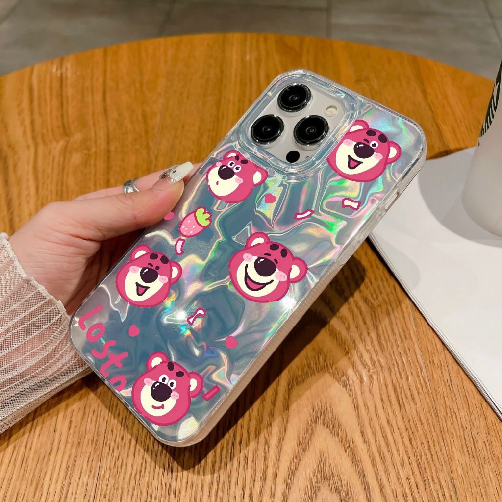 Jual NEW! LOTSO BEAR Metalic Silver Waterry Textured Ripple Case ...