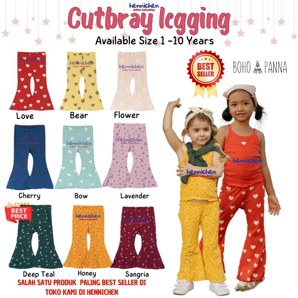 Jual Bohopanna Cutbray Motif 6 Bulan - 10 Tahun Legging / Celana ...