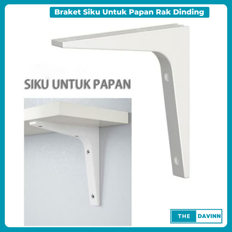 Jual Braket Siku Rak Dinding Tempat Penyangga Papan Ambalan Rak Dinding ...