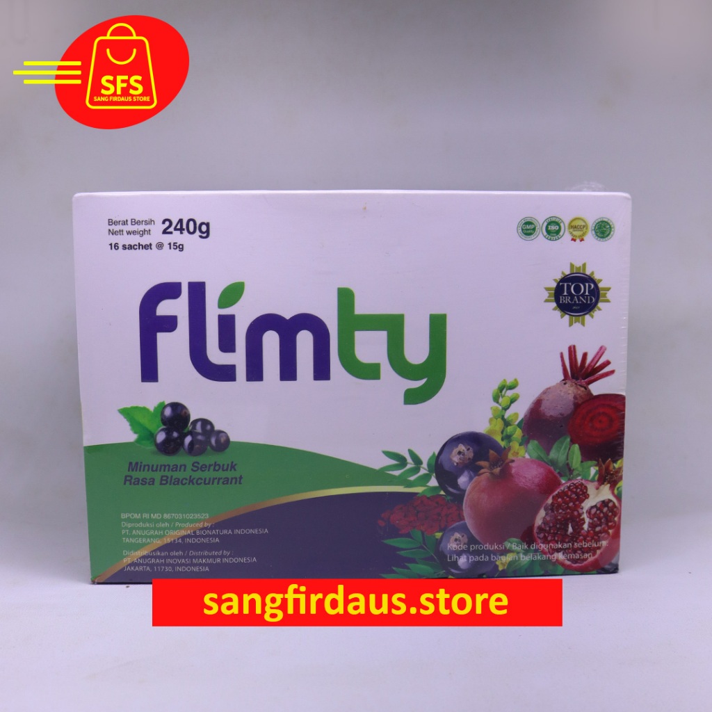 Jual Flimty Fiber Blackcurrant- 1 Box (Isi 16 Sachet) | Shopee Indonesia
