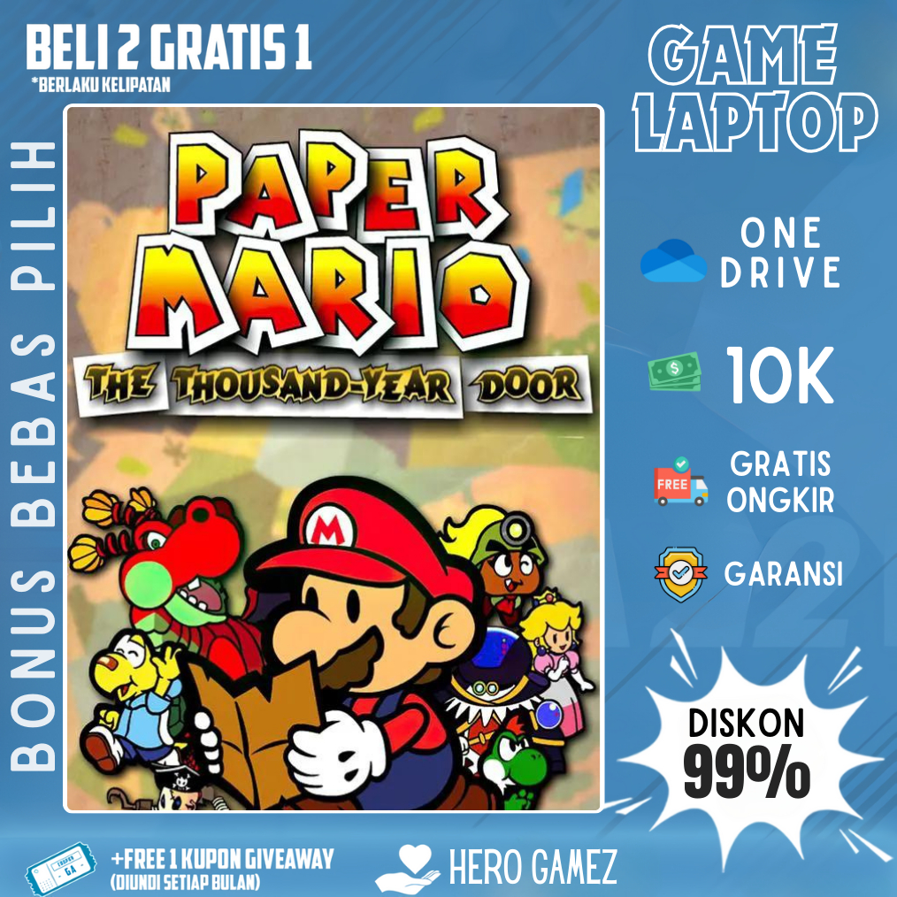 Jual Paper Mario: The Thousand-Year Door (EMULATOR) - LINK DOWNLOAD - GAME PC - GAME LAPTOP ...