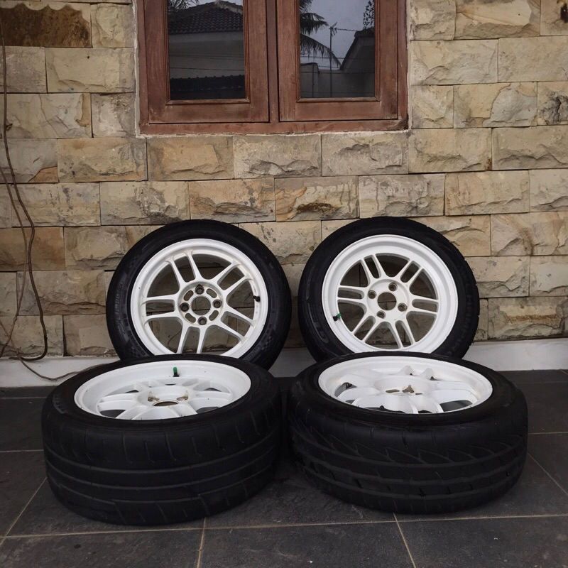Jual Velg Enkei Rpf1 r15 4x100 Ban Semislick | Shopee Indonesia