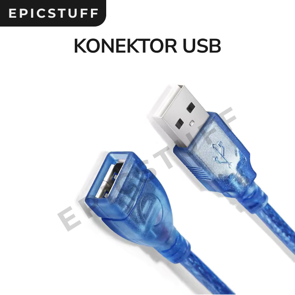 Jual Kabel USB Male Female 1.5m meter Perpanjangan USB Extender ...