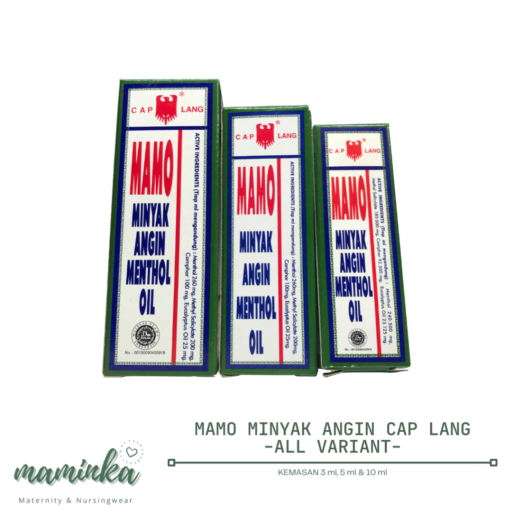 Jual MAMO (Minyak Angin Menthol Oil) Cap LAng 5ml (Sedang) | Shopee ...