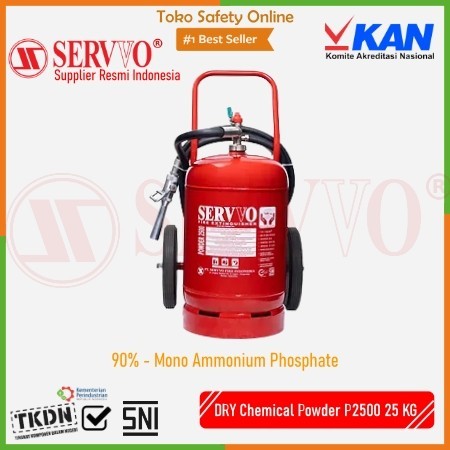 Jual Apar Trolly 25KG - Servvo Apar Dry Chemical Powder ABC P2500 25Kg ...