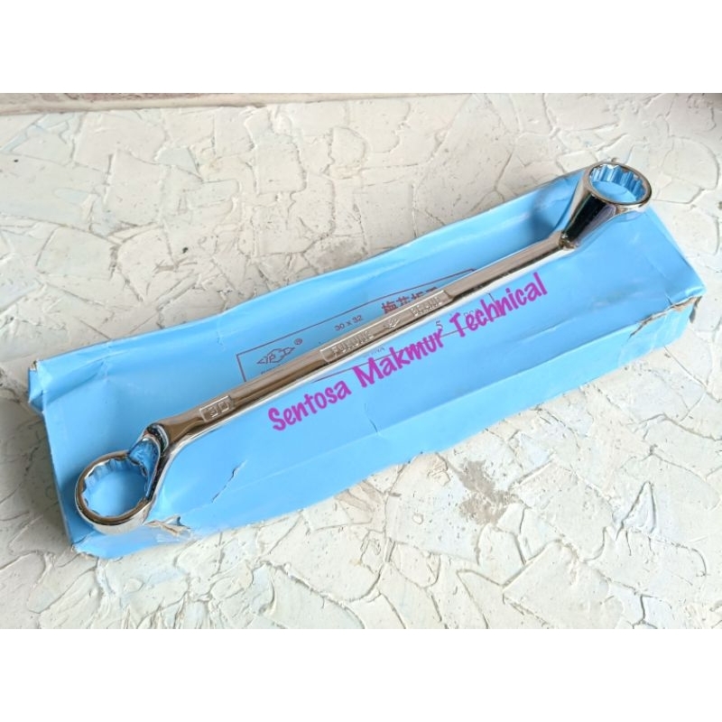 Jual FUKUNG 30 x 32 MM Kunci Ring Double Offset Spanners 30x32 | Shopee ...
