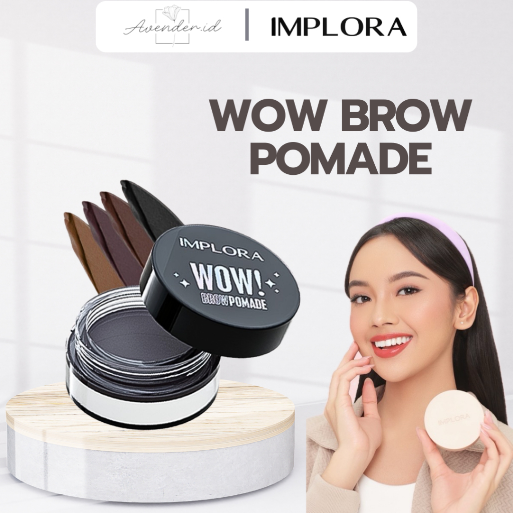 Jual (GET 1 GIFT) IMPLORA Brow Pomade Gel, pensil alis cream, alis ...