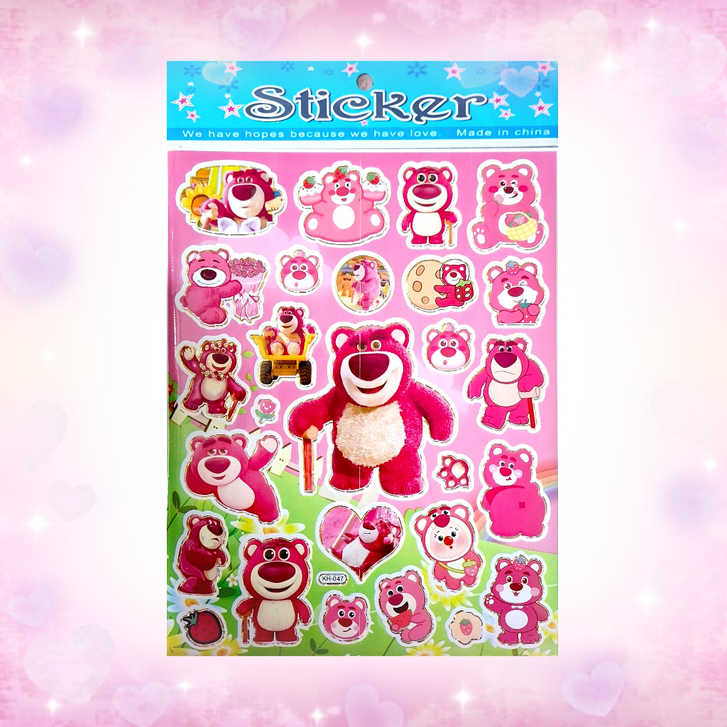 Jual Stiker Laser Gambar Tempel Laser Sticker Anak Karakter Kartun ...