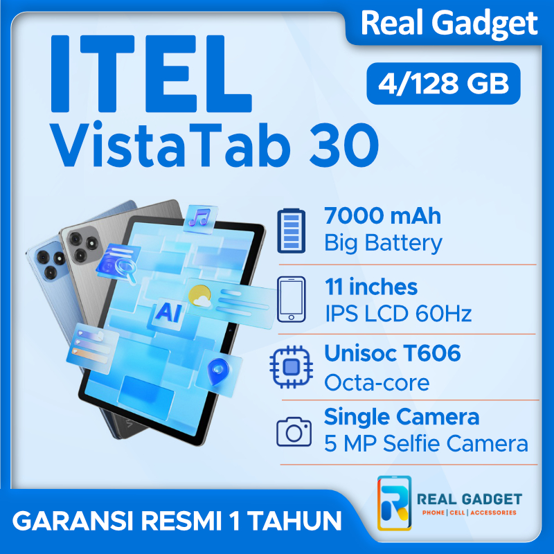 Jual Tablet Itel VistaTab 30 - 10 4/128GB, Garansi Resmi Murah Original ...