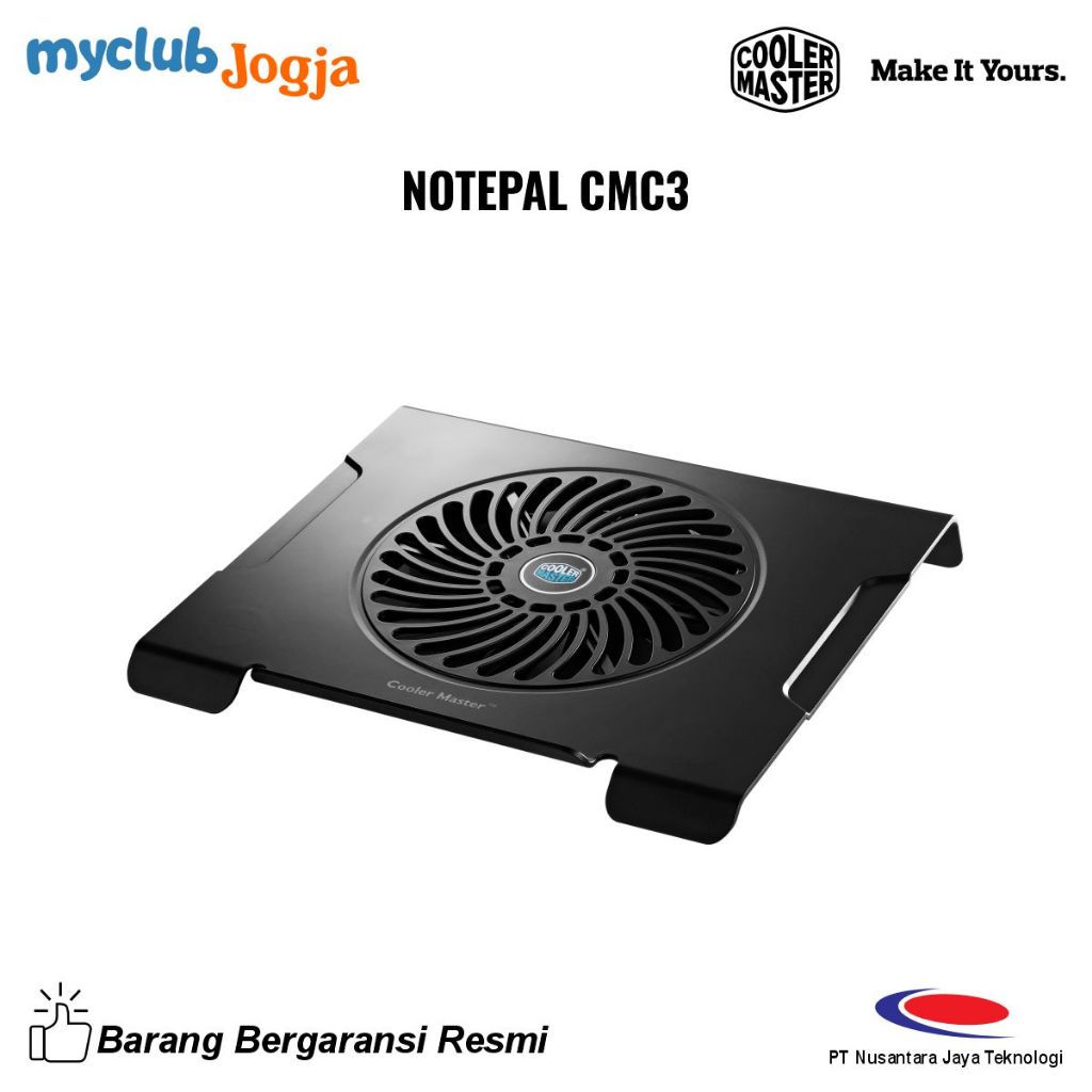 Jual Cooling Pad laptop 15 inch Cooler Master Notepal CMC3 Silent Fan CMC 3 | Shopee Indonesia