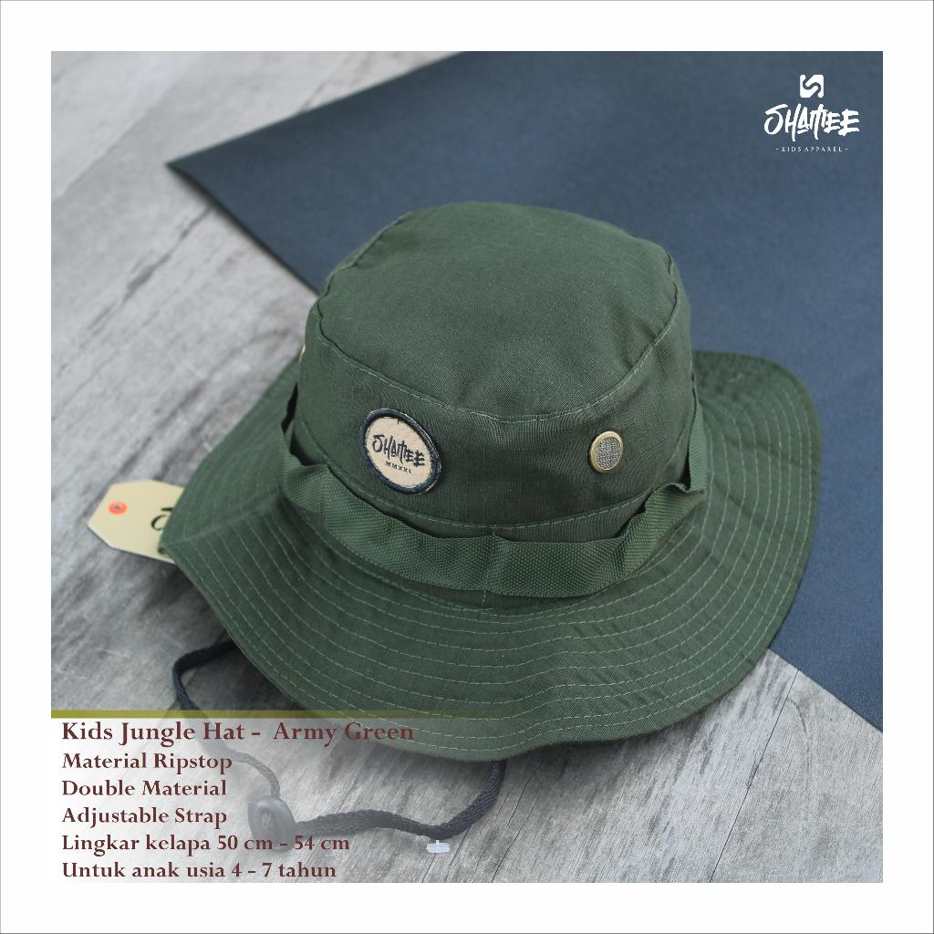 Jual Shamee Kids - Topi Anak Gunung Bucket Rimba - Hijau Army | Shopee ...