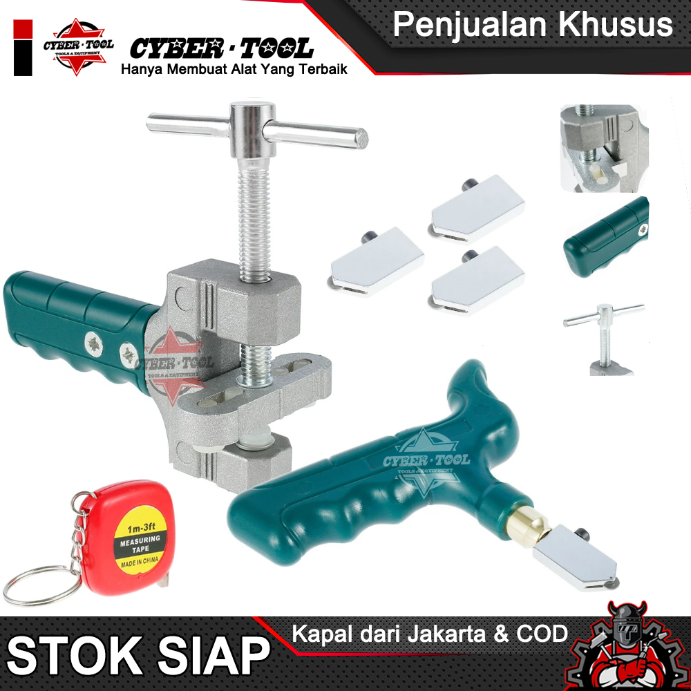 Jual Pisau Pemotong Kaca Glass Diamond Cutter Tile Handheld Tang Potong ...