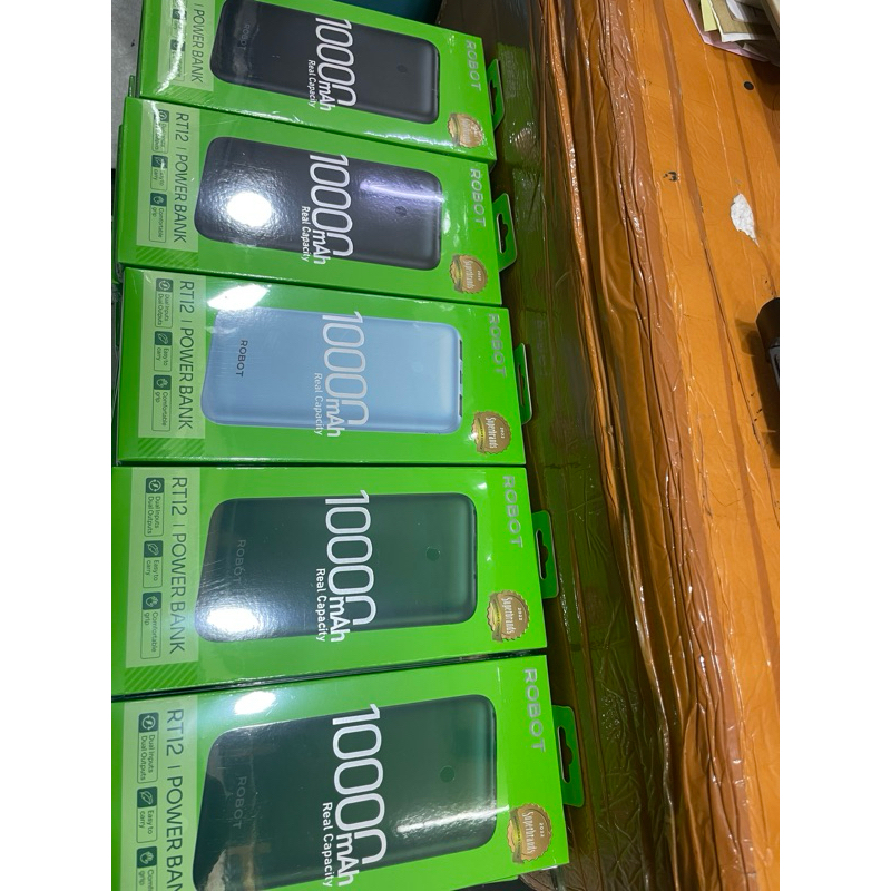 Jual Power BANK ROBOT RT12 10000mah ORIGINAL 100% | Shopee Indonesia