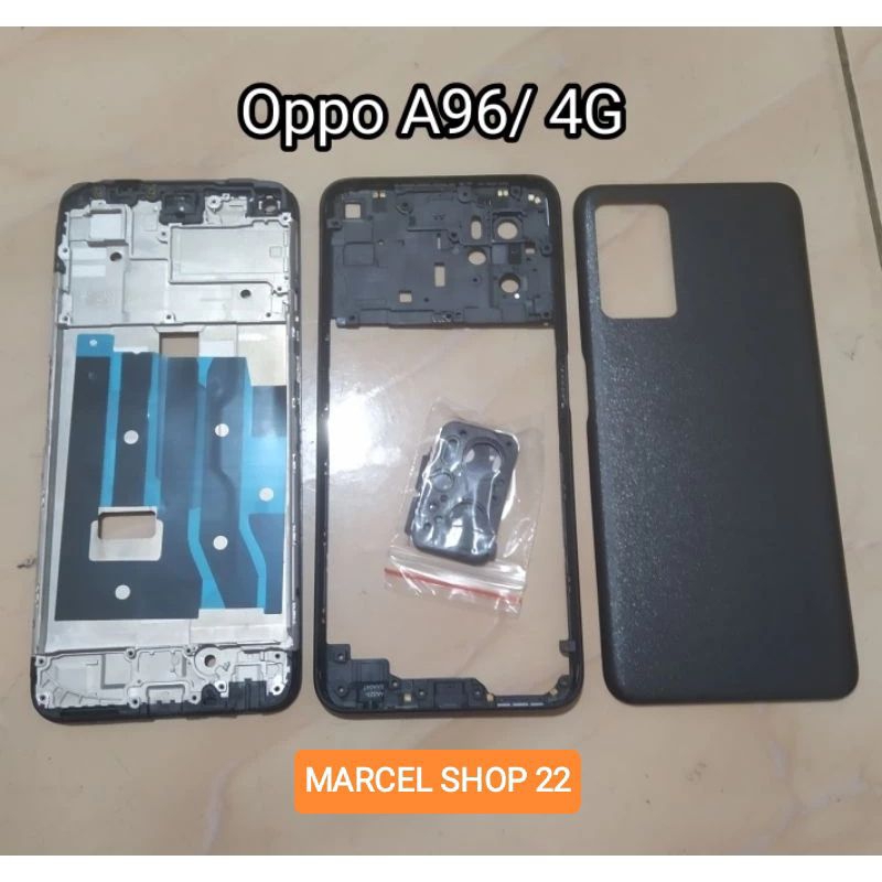 Jual CESSING HOUSING FULLSET FRAME LCD OPPO A96 4G BACKDOR+TULANG ...