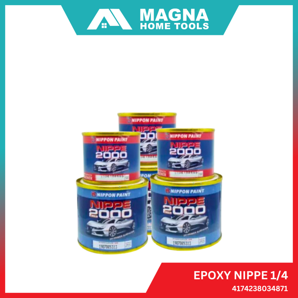 Jual NIPPON PAINT EPOXY NIPPE 2000 CAT DASAR ABU PRIMER SURFACE HARDENER | Shopee Indonesia
