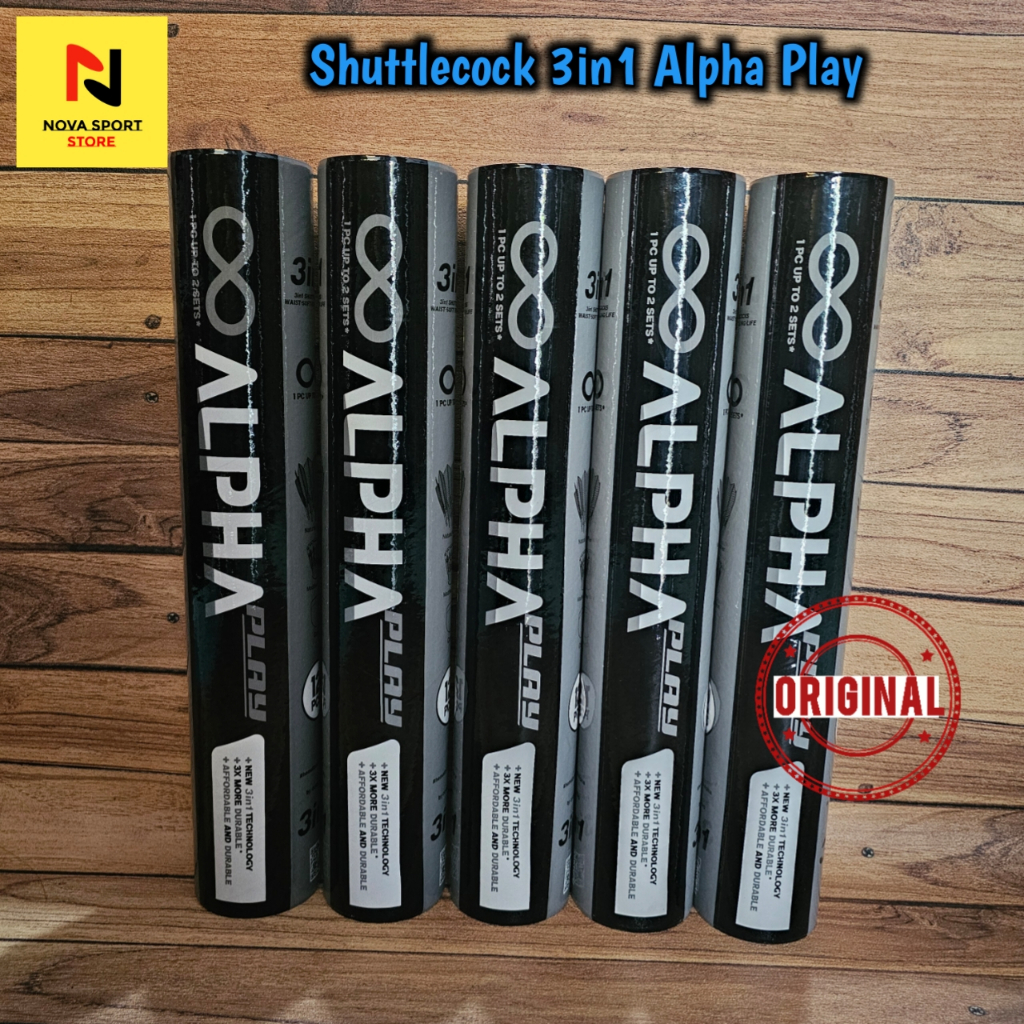 Jual Shuttlecock Badminton Alpha Play | Shopee Indonesia