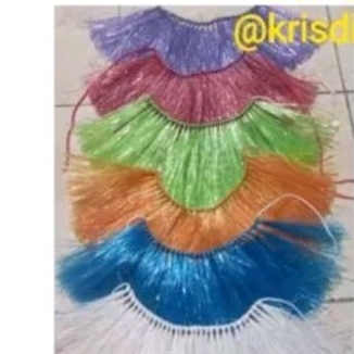 Jual Rumbai Kalung Leher Tali Rafia Aneka Warna anak dan dewasa ...
