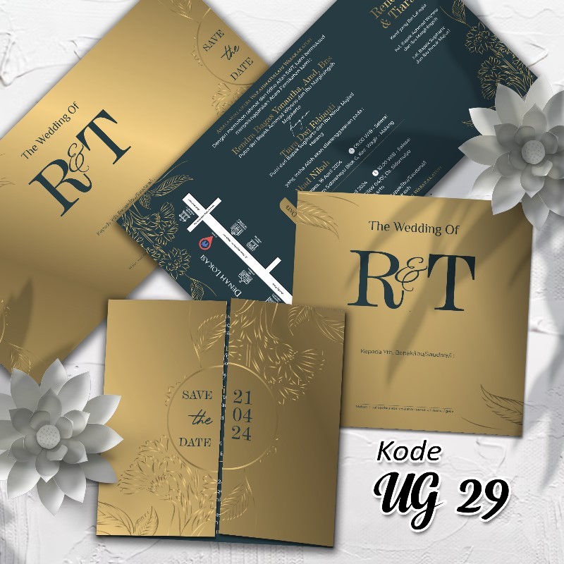 Jual Undangan Pernikahan Glosy, Full Colour Mengkilap, Undangan Premium ...