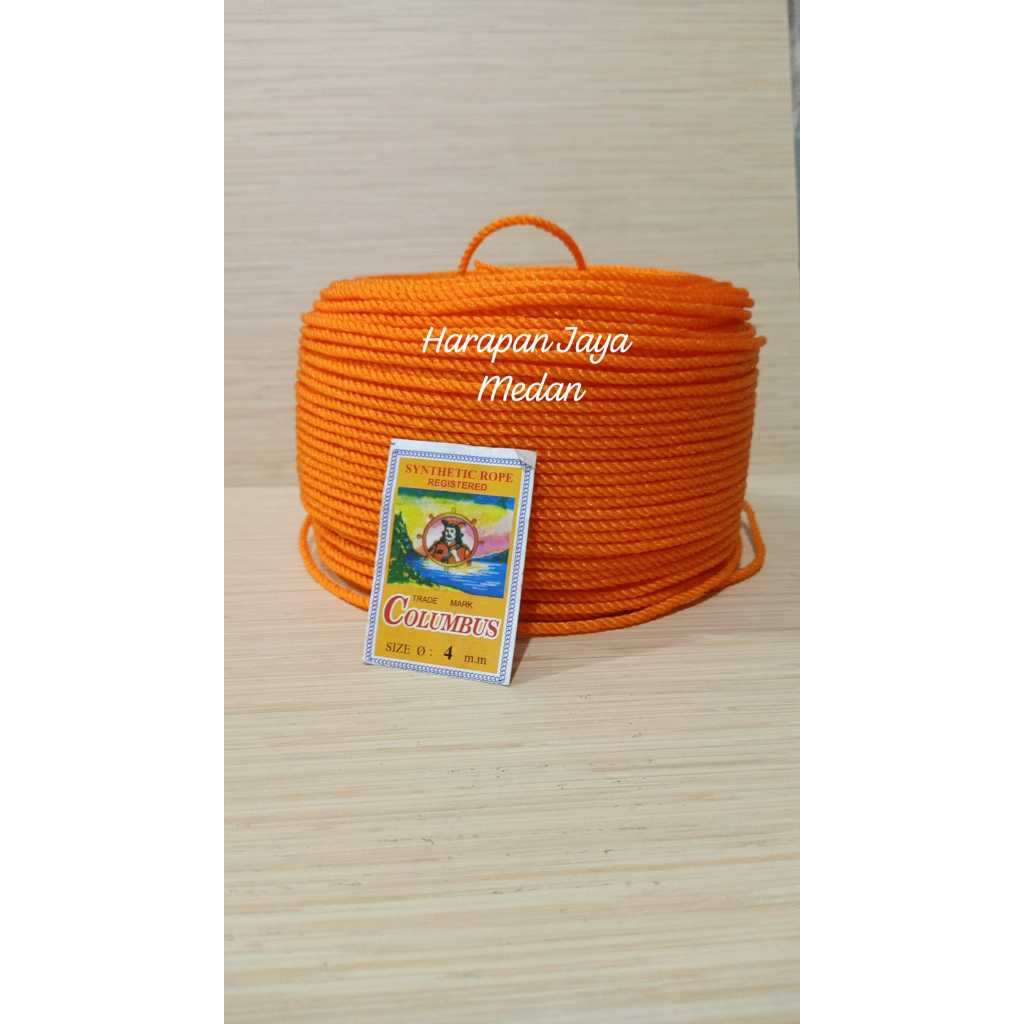 Jual Tali Nilon Plastik Ukuran 4mm / Tali jemuran / Tali tambang ...