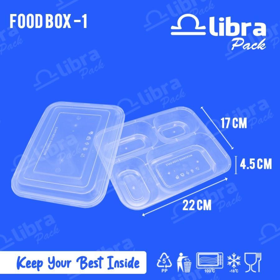 Jual TERMURAHH !!! Thinwall Sekat 4 / Kotak makan sekat / Food Box ...