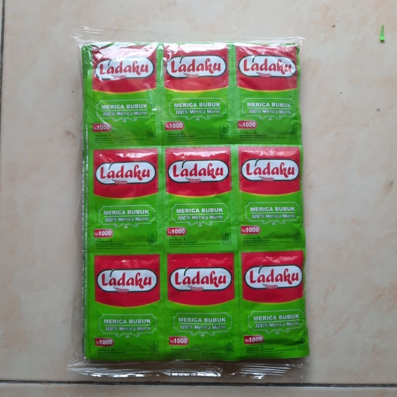 Jual LADAKU MERICA BUBUK RENCENG ISI 12 SACHET MURAH | Shopee Indonesia