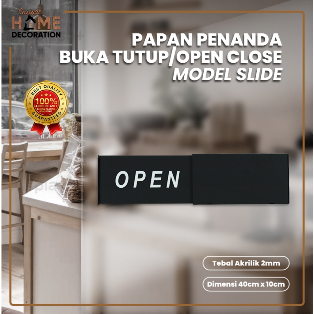 Jual Sign Board Buka Tutup Toko / Open Close Toko | Shopee Indonesia