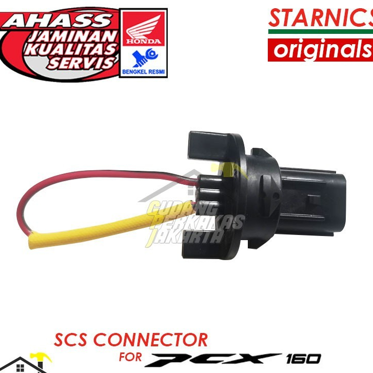 Jual SCS CONNECTOR HONDA PCX 160 / SCS 6 PIN / DLC 6 PIN ORIGINAL ...
