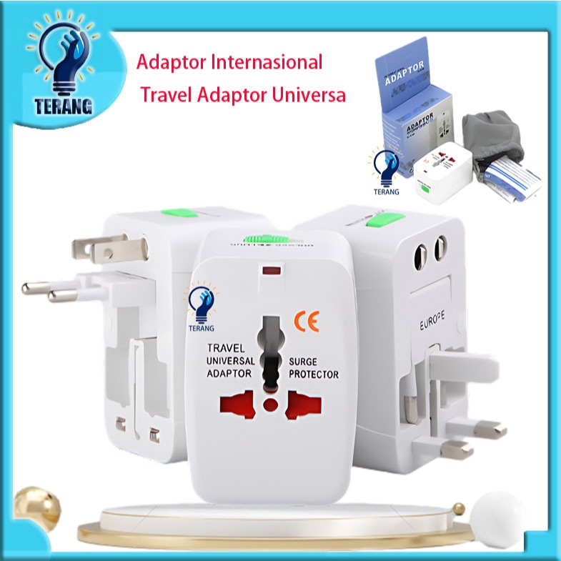 Jual Adaptor Internasional Travel Adaptor Universal World International ...