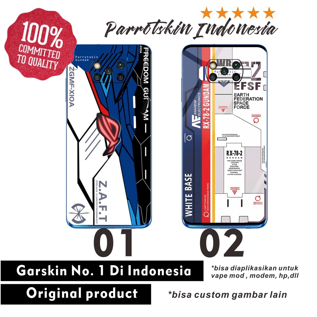 Jual WAH Garskin Skin Xiaomi Poco X3 Pro NFC F1 F2 F3 pro GUNDAM ROG ...
