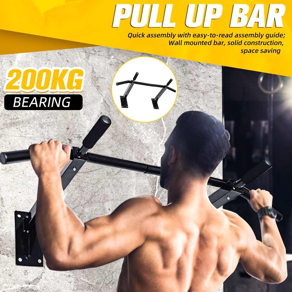 Jual Tiang Pull Up Bar Dinding Alat Pull Up Tembok Dinding Alat Restok ...