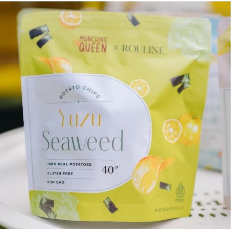 Jual Munching Queen Potato Chips Yuzu Seaweed | Shopee Indonesia