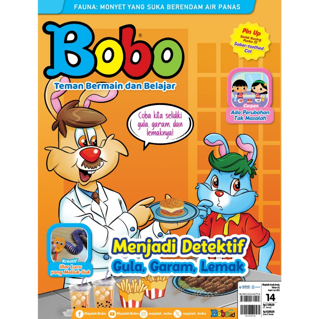 Jual Majalah Bobo edisi Juli 2024 - Bobo No.14 | Shopee Indonesia