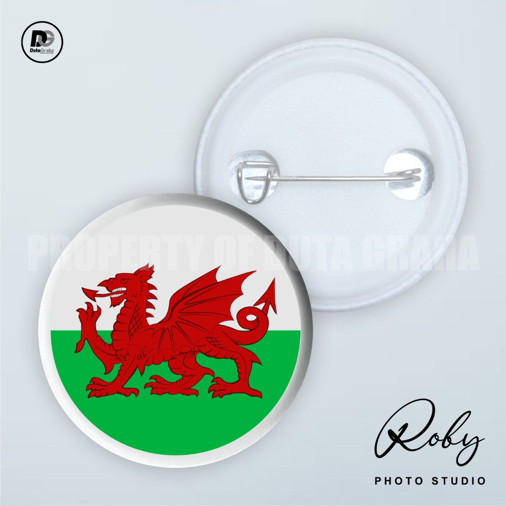 Jual [PIN PRESS] BENDERA NEGARA WALES Pin Bros Aksesoris Souvenir WALES ...