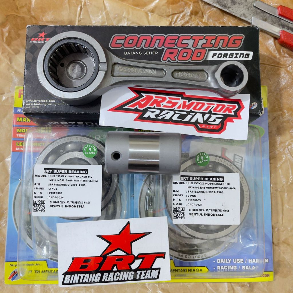 Jual STANG PISTON SEHER CONROD FORGED BRT JUPITER MX MX KING VIXION OLD ...
