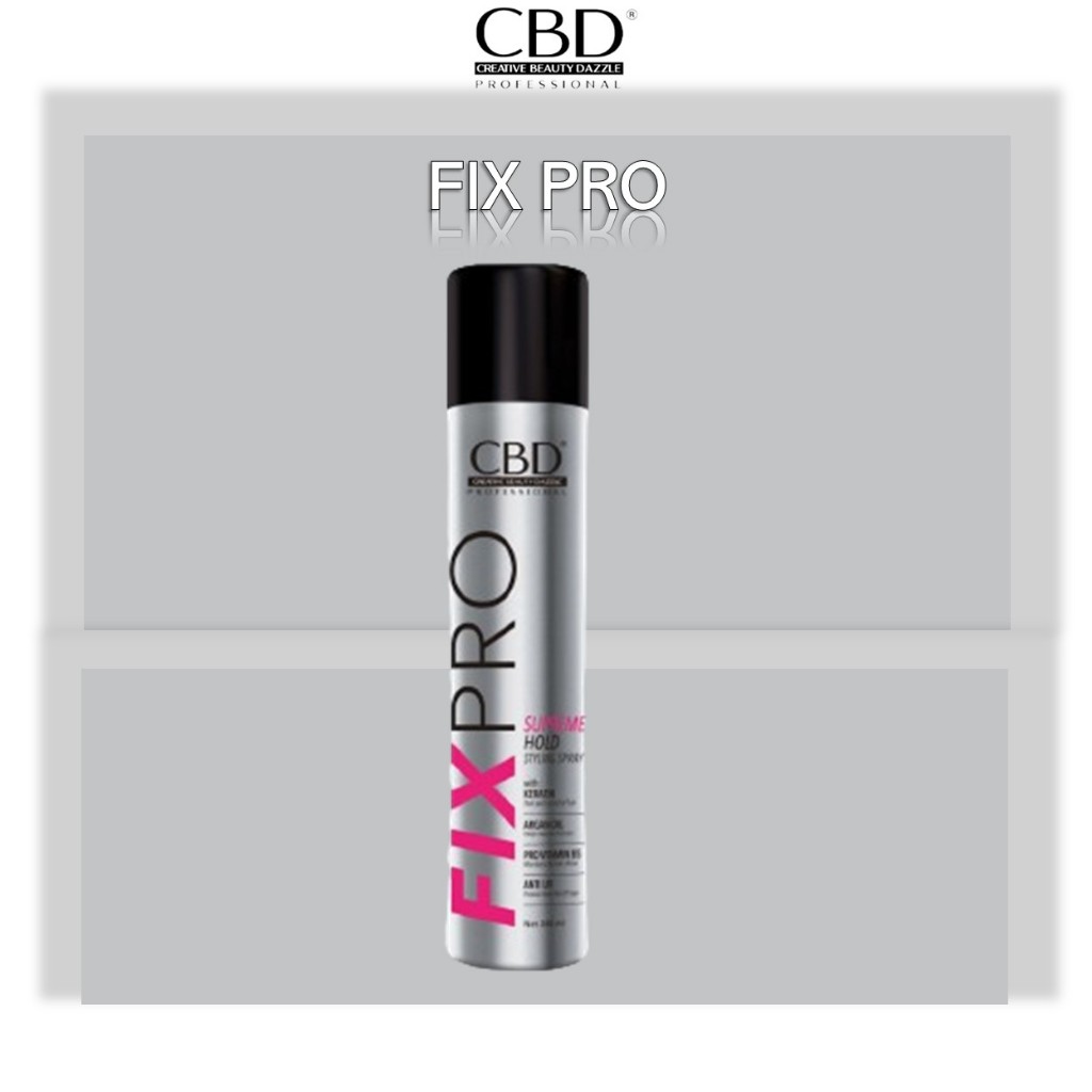 Jual CBD Silver Screen Fix Pro Supreme Hold Styling Spray 380ml Shampoo ...