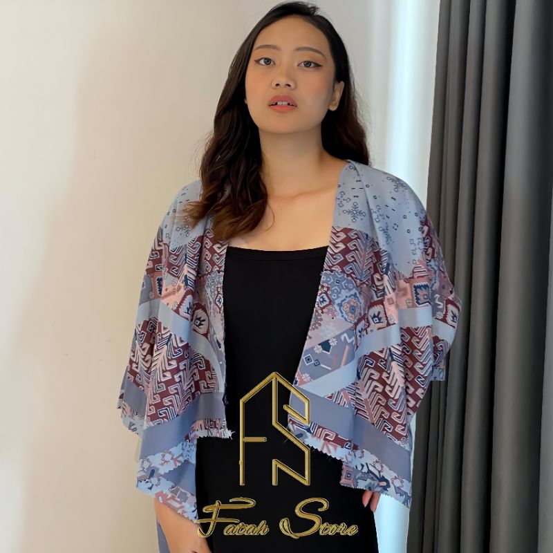 Jual outer scarf batwing / outer scarf model kelalawar Cardigan wanita ...