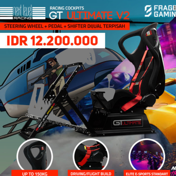 Jual Next Level Racing GT Ultimate V2 Racing Simulator Cockpit for ...