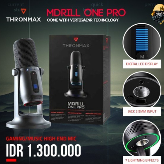 Jual Microphone Thronmax Mdrill One Pro M2 - Thronmax Mdrill One Pro M2 ...