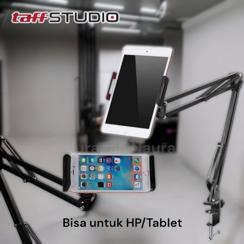 Jual TaffSTUDIO Holder Tablet Smartphone Lazypod Stand Model Boom Arm ...