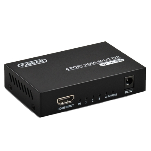 Jual HDMI Splitter FJGEAR 4K 2Port | 4Port | Shopee Indonesia