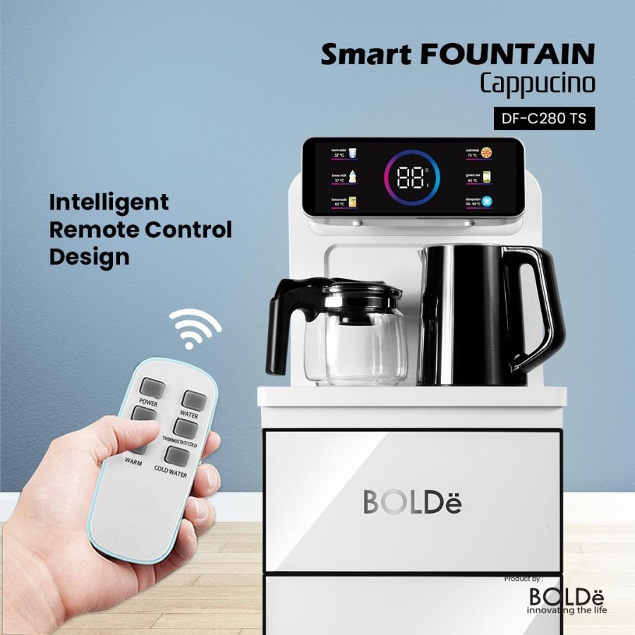Jual BOLDe Dispenser Touch Screen Smart Fountain Cappucino dilengkapi ...
