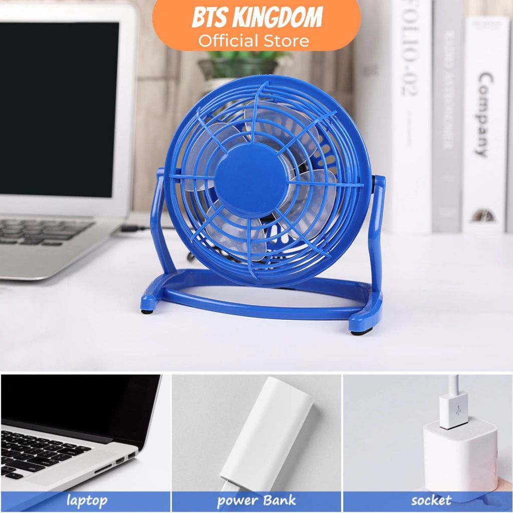 Jual Kipas Angin Meja Mini Fan Portable USB Laptop Powerbank | Shopee ...
