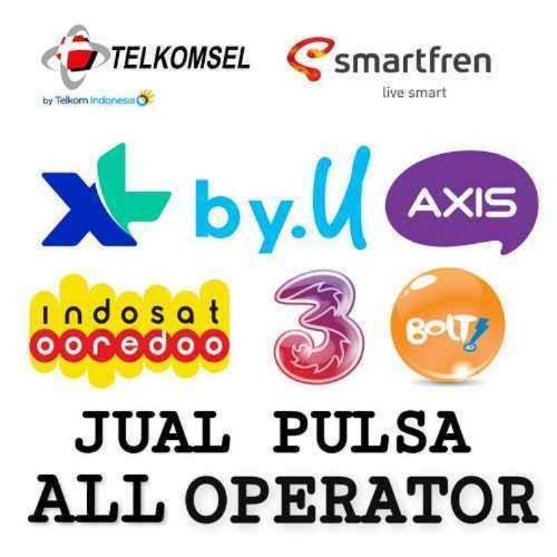 Jual PULSA ALL OPERATOR DIJAMIN AMANAH SEBELUM BELI BACA DESKRIPSI DULU ...