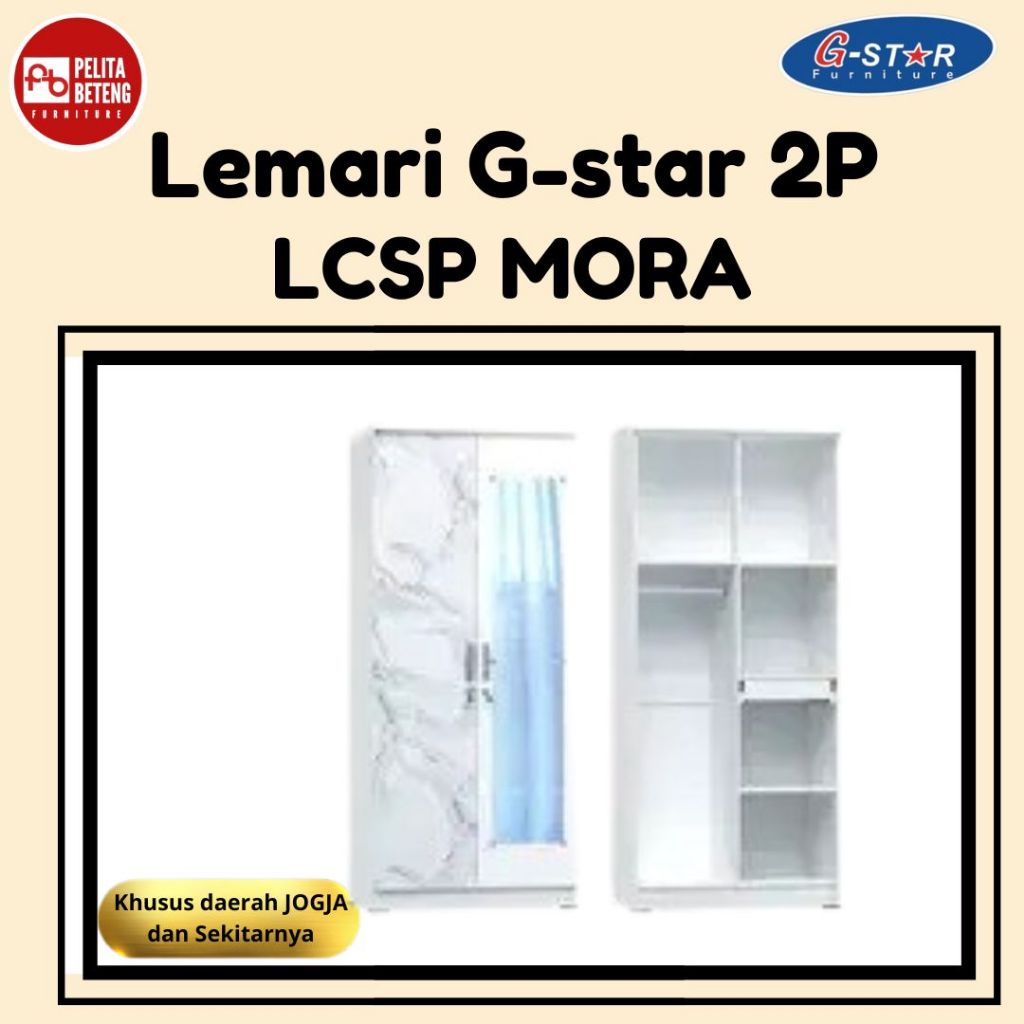 Jual G Star Lemari Pakaian 2 Pintu LCSP Mora | Shopee Indonesia